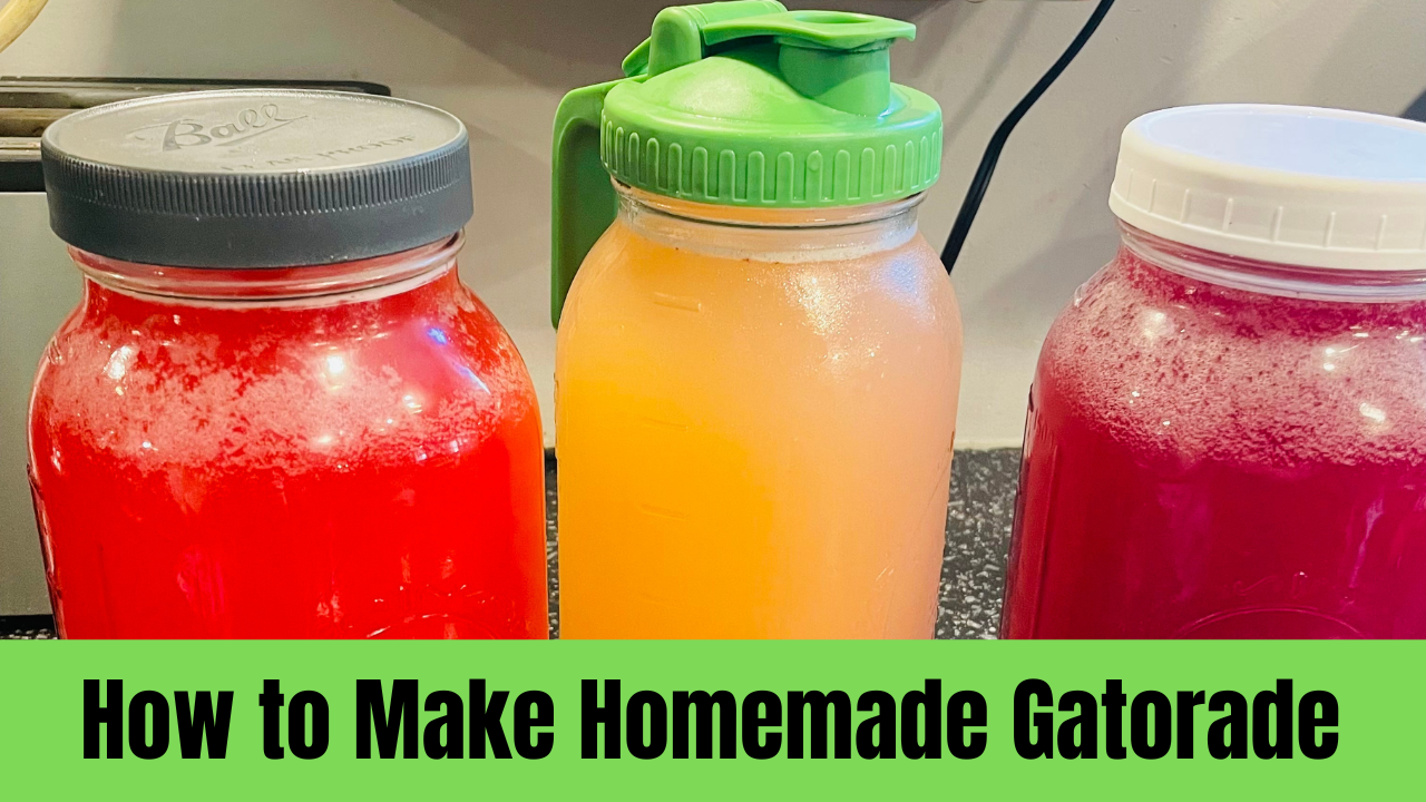 How to Make Homemade Gatorade: Easy Recipe - 5 Ingredients